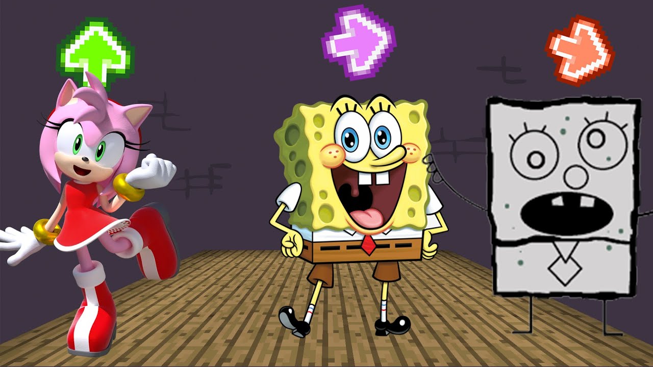 FNF Character Test | Gameplay VS Playground | VS SONIC | VS SPONGEBOB ...