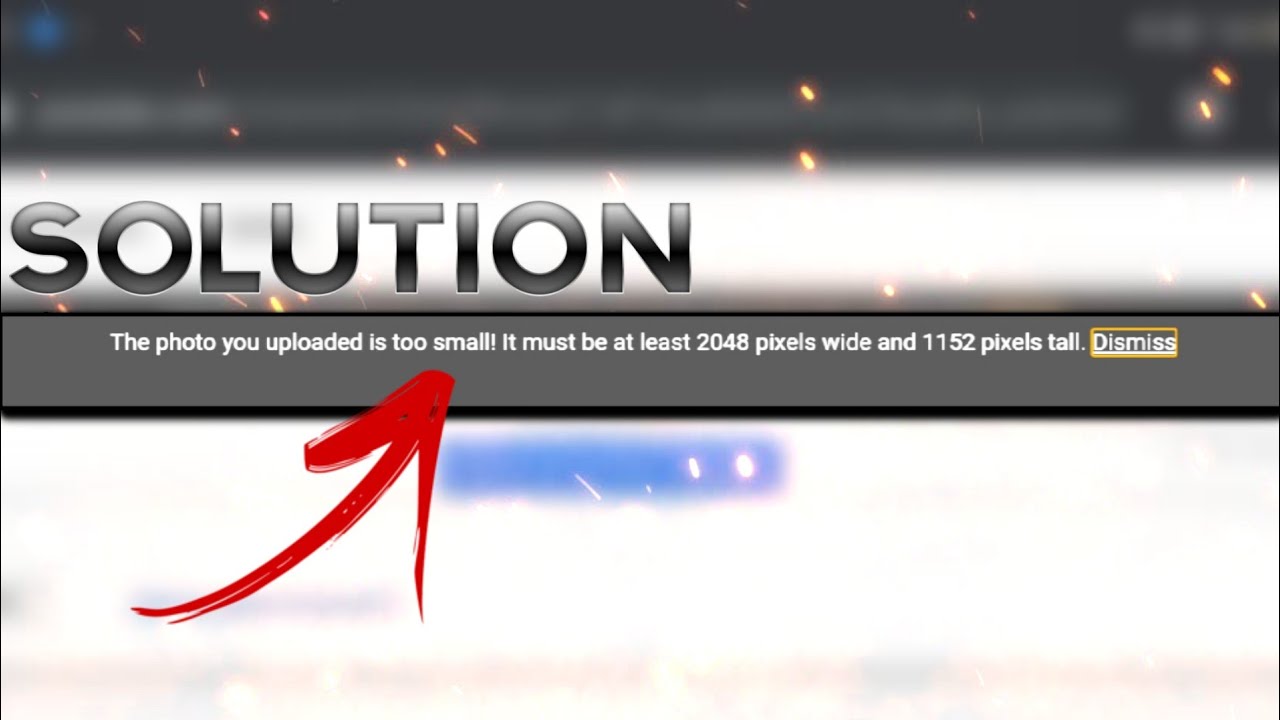 How fix yt banner error - YouTube