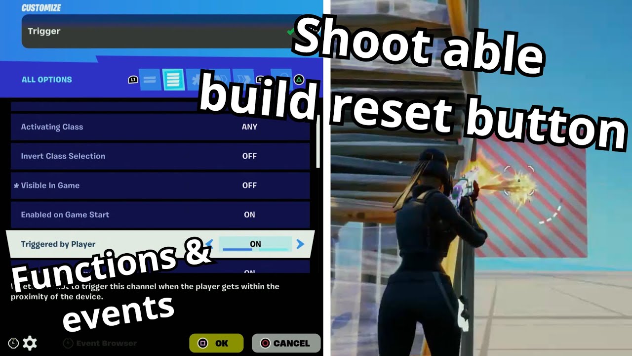 How to make a shoot able build reset button! (Functions & Events) (2025 ...