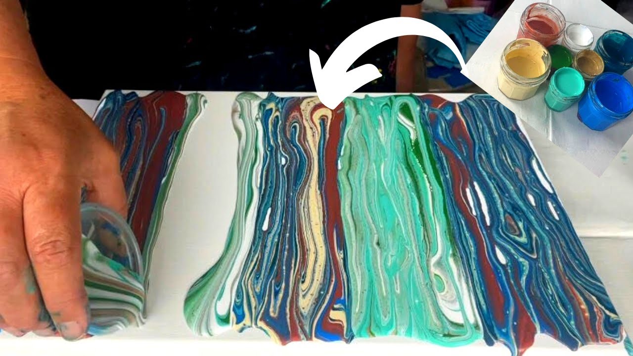 5 CUP DIRTY POUR/RIBBON POUR - Great experiment! Awesome results ...