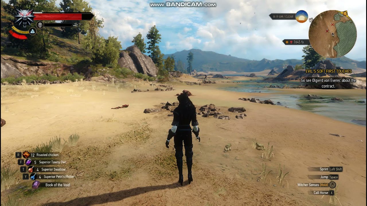Sorceress Teleport Dodge The Witcher 3 GOTY MAGIC SPELLS - YouTube