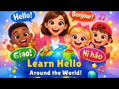Learn Hello Around the World 🌍 | Kids Dance Song - YouTube