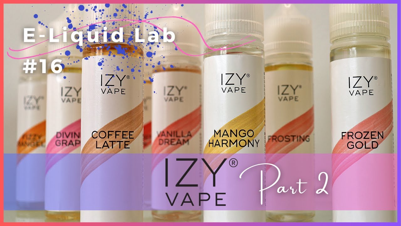 IZY VAPE premium flavor shot series Part 2 | E-Liquid Lab #16 (Ελληνική ...