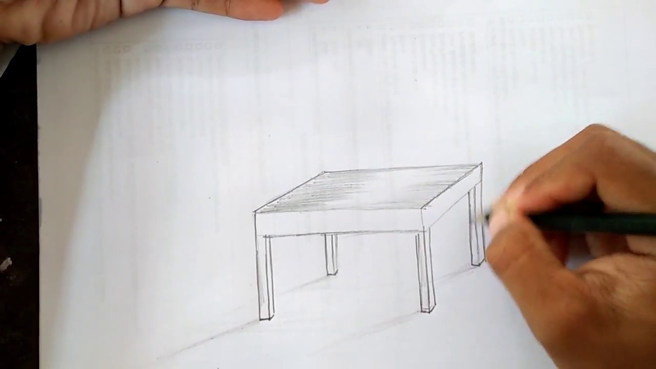how to draw table - YouTube