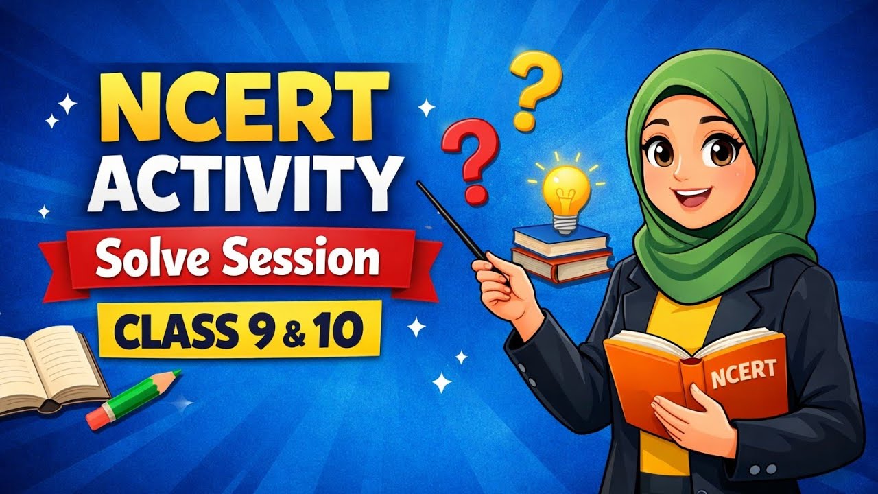 NCERT activity solve session||class 10||HafsaClasses - YouTube