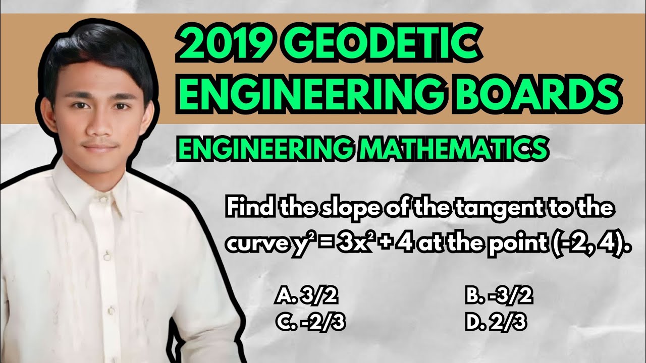 2019 Geodetic Engineering Boards: Engineering Mathematics Calculus ...
