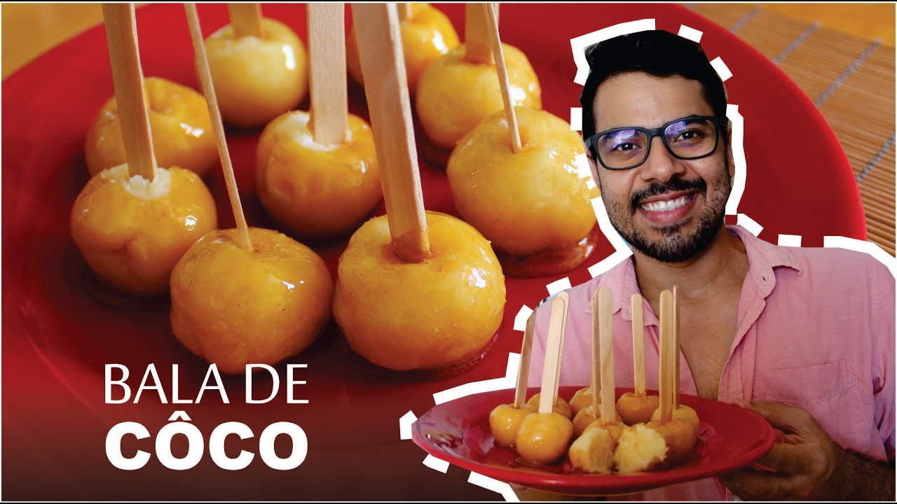 Bala de Coco Caramelizada (Bala Baiana ou Bala de Vidro) - Receitas de ...