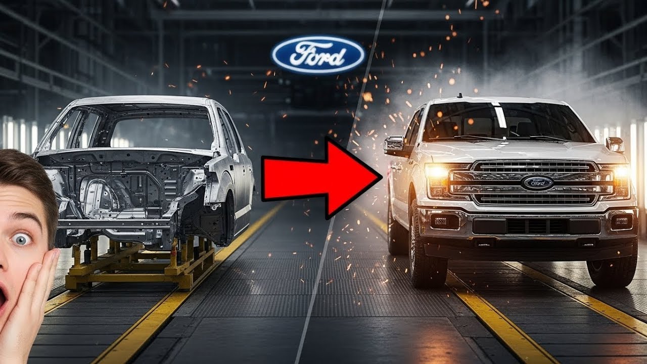 This Factory Builds a Ford F-150 Every 60 Seconds - YouTube