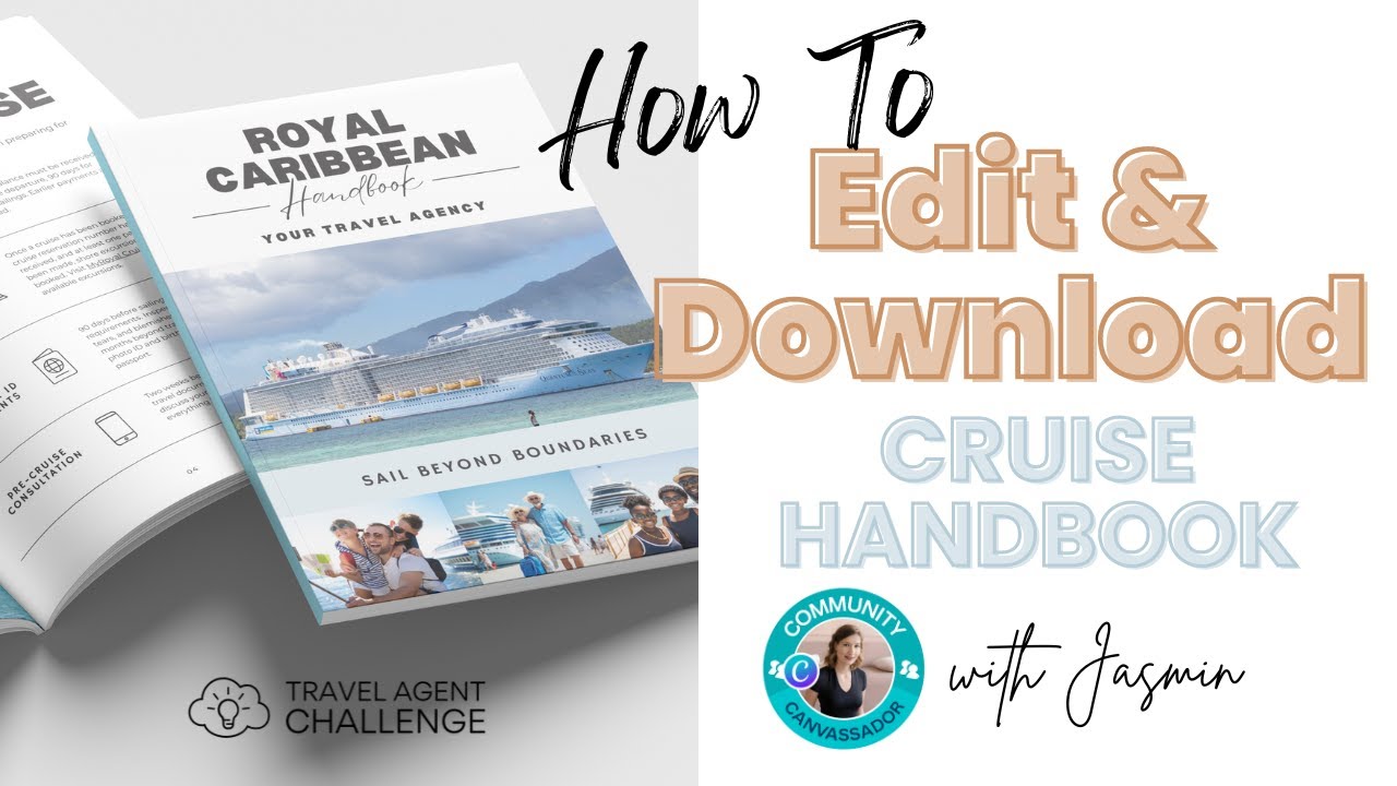 Cruise Handbook Template: Basic Editing and Downloading Instructions ...