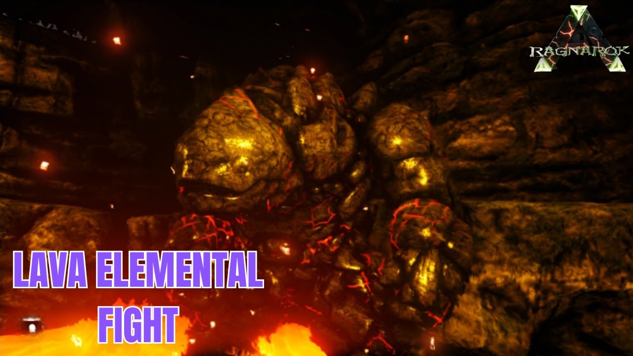 Fighting the Lava Elemental - YouTube