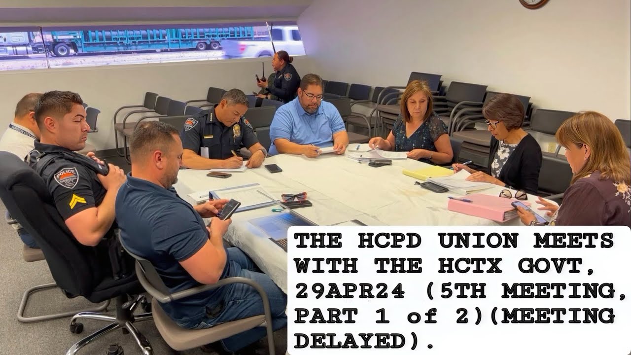CLEATTX : HCPD UNION MEETS WITH THE HCTX GOVT, 29APR24 (5TH MEETING, 1 ...