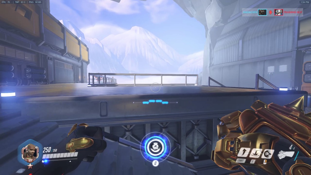 DoomFist Moves Showcase Overwatch (With Golden Weapon) - YouTube