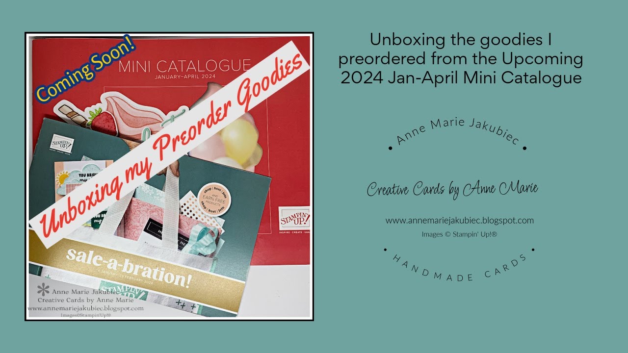 Unboxing my Preorder of the January - April Mini Catalogue ...