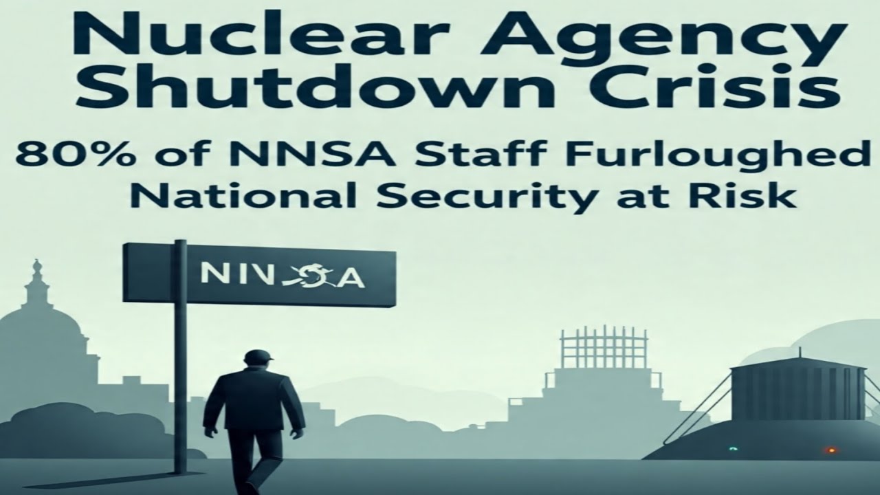 National Nuclear Security Administration (NNSA) furloughs ~80% of staff ...