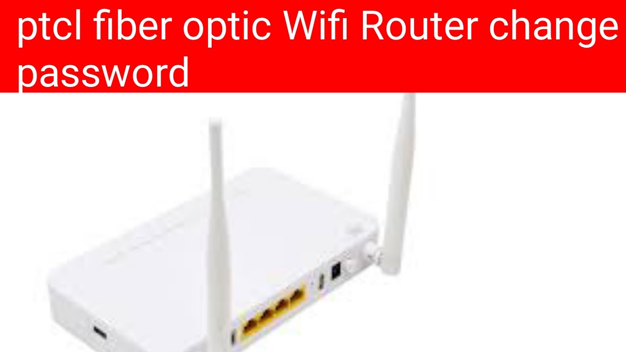 Hwo to Ptcl change password. Flash fiber WiFi Router - YouTube
