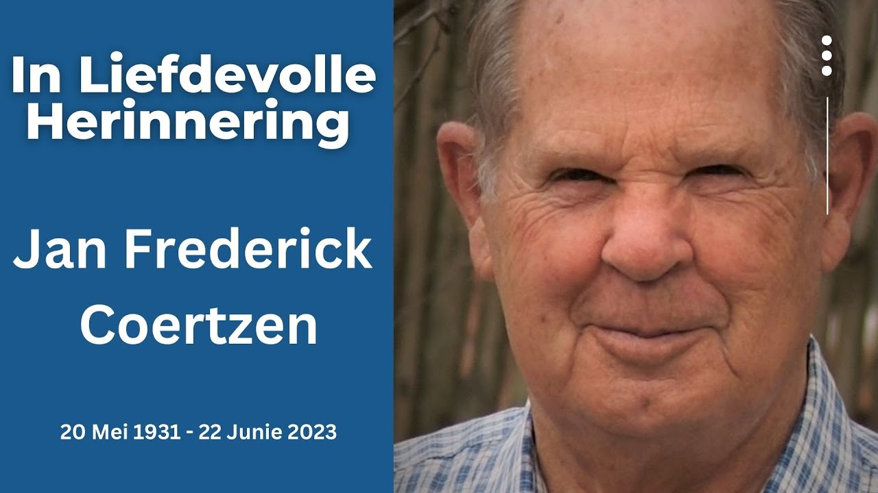 Dankdiens van Jan Frederick Coertzen | 29 Junie 2023 om 11:00 - YouTube