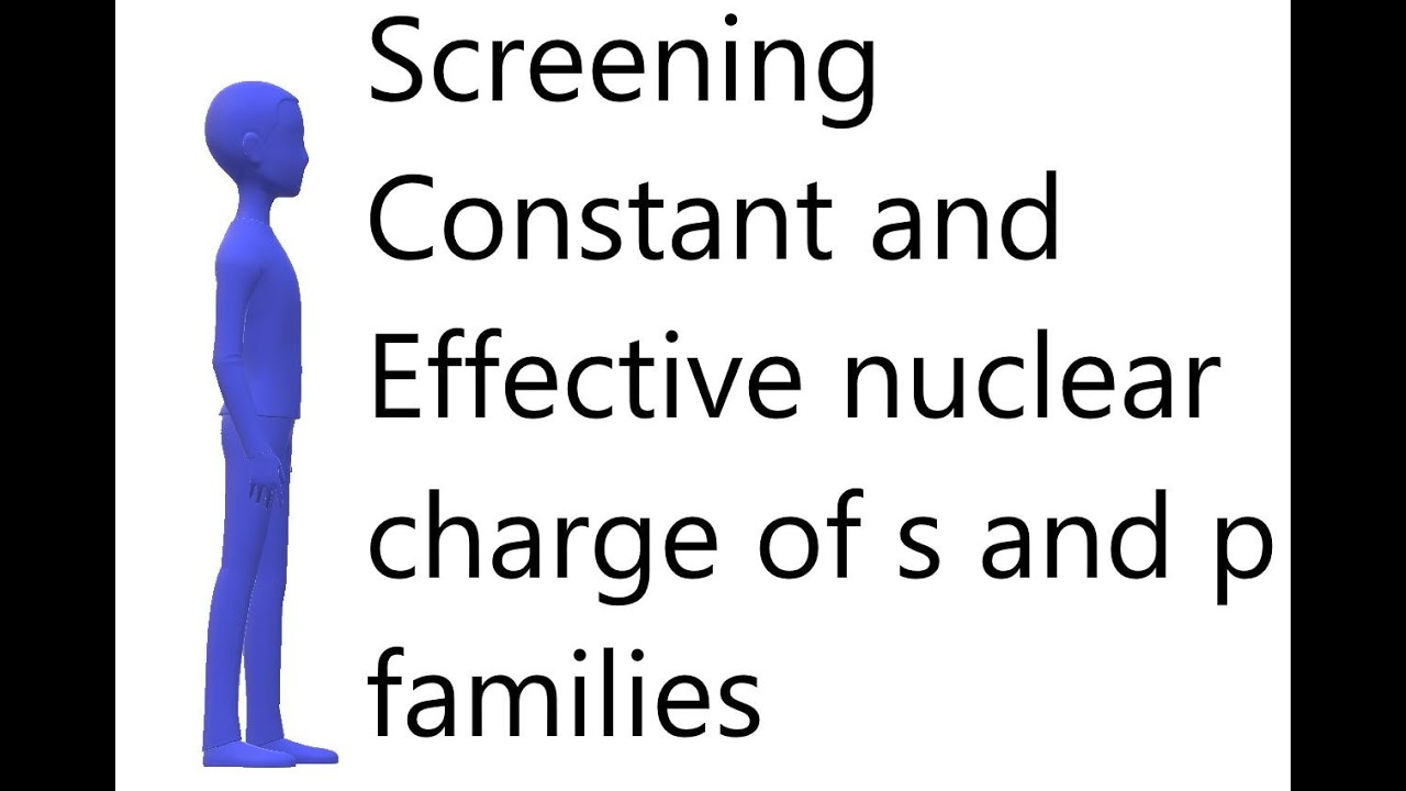 Screening Constant and Effective nuclear charge of s and p families ...
