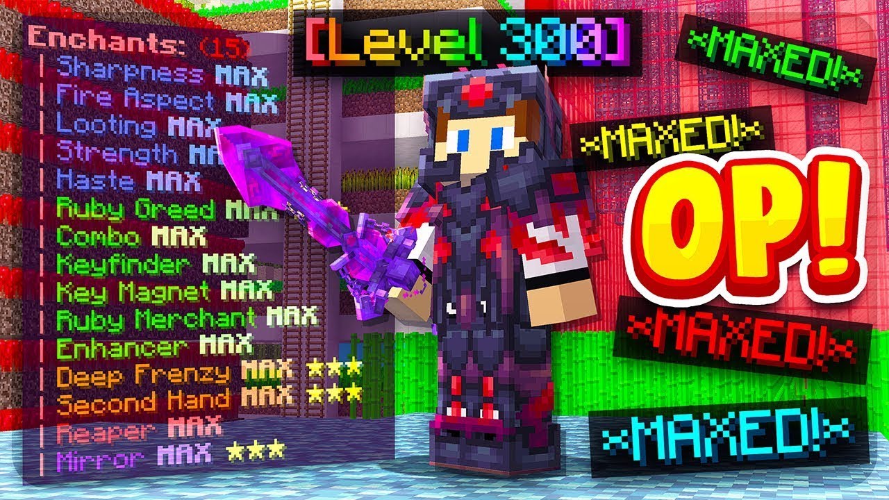THE MOST *BROKEN* MAXED OUT GOD SWORD! (NEW ENCHANTS) | Minecraft ...