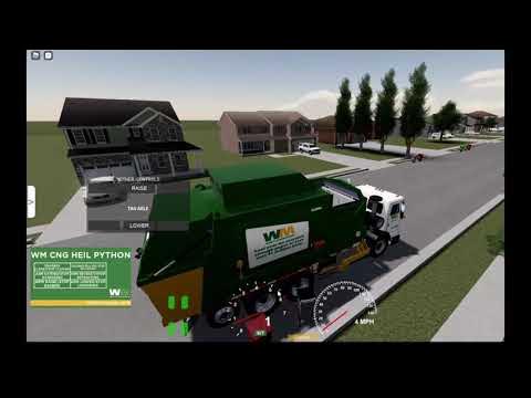 Waste Management Testing Place WM CNG HEIL Python - YouTube