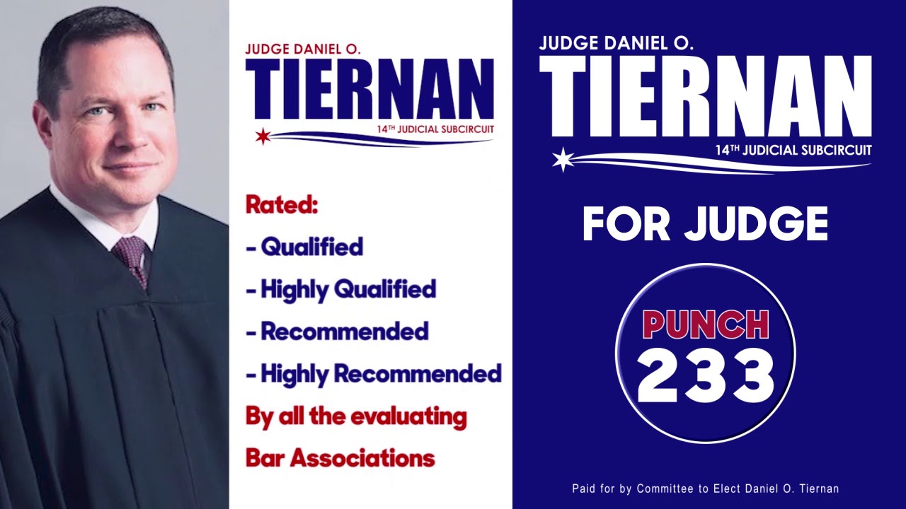 PUNCH 233 for Daniel O. Tiernan for Judge in the 14th Judicial ...