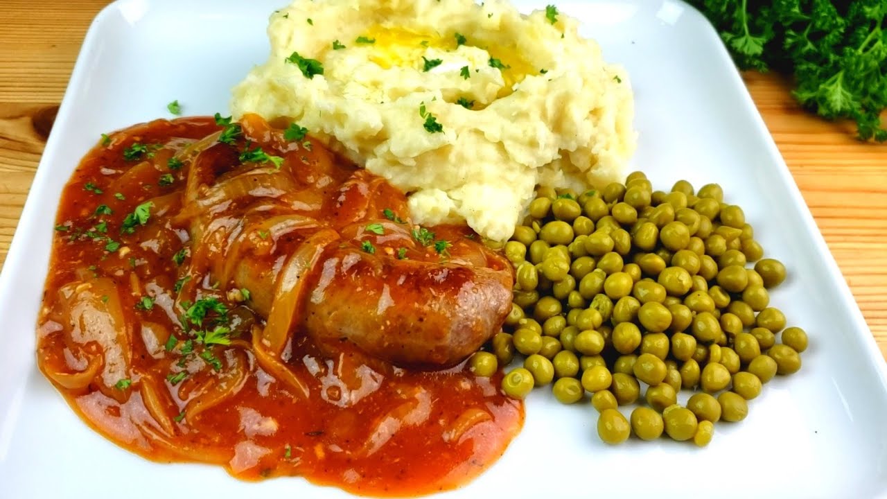 Easy Country Style Sausage With Onion Gravy Recipe - YouTube