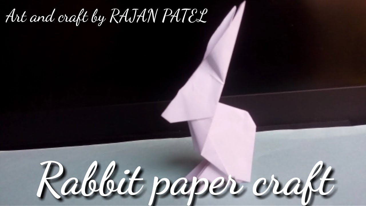 Rabbit paper craft - YouTube