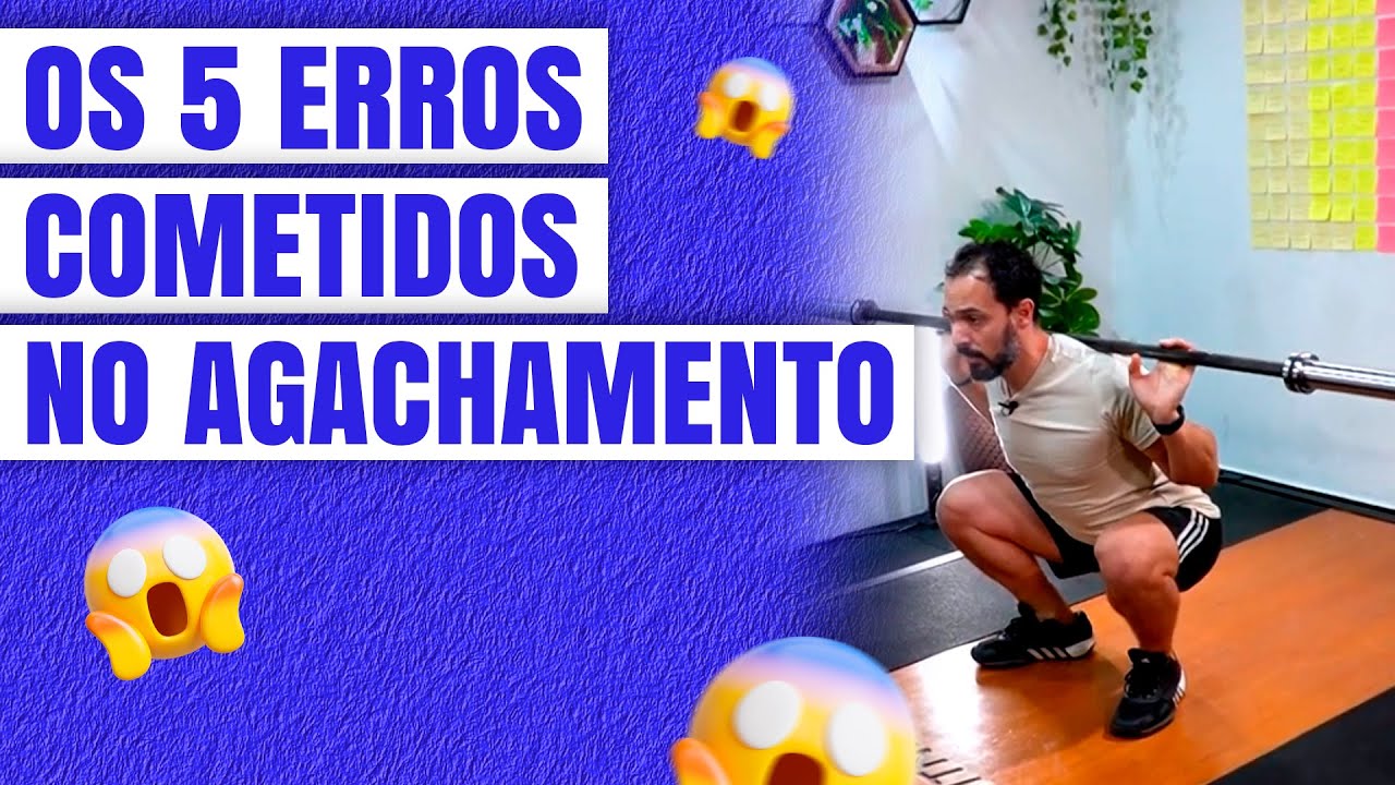 5 Erros cometidos no agachamento - YouTube