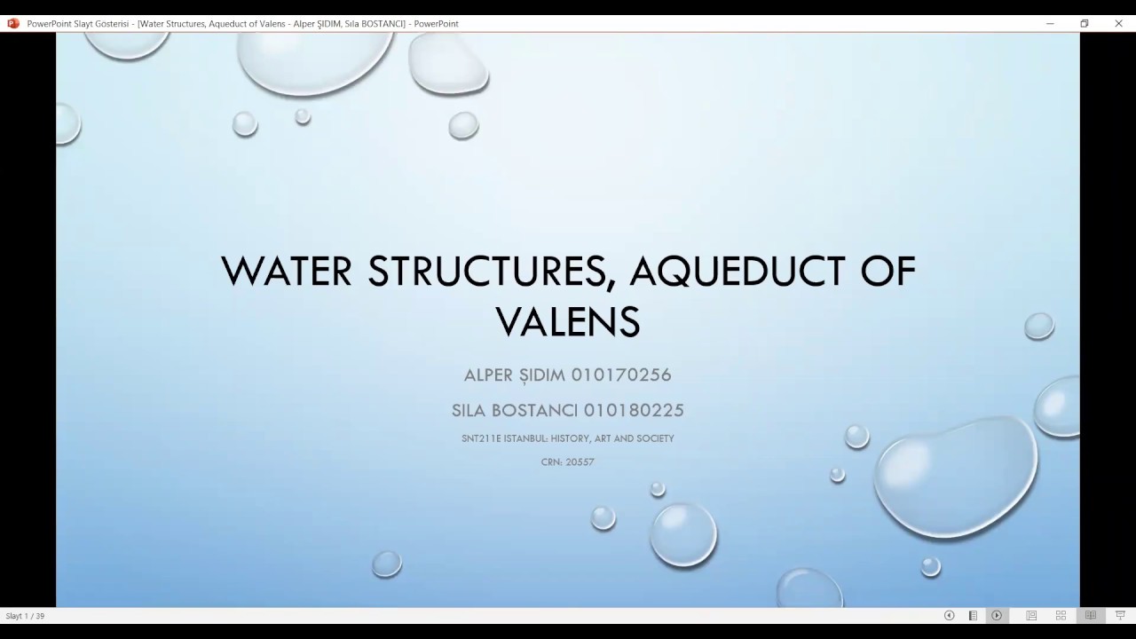 Water Structures, Aqueduct of Valens - YouTube