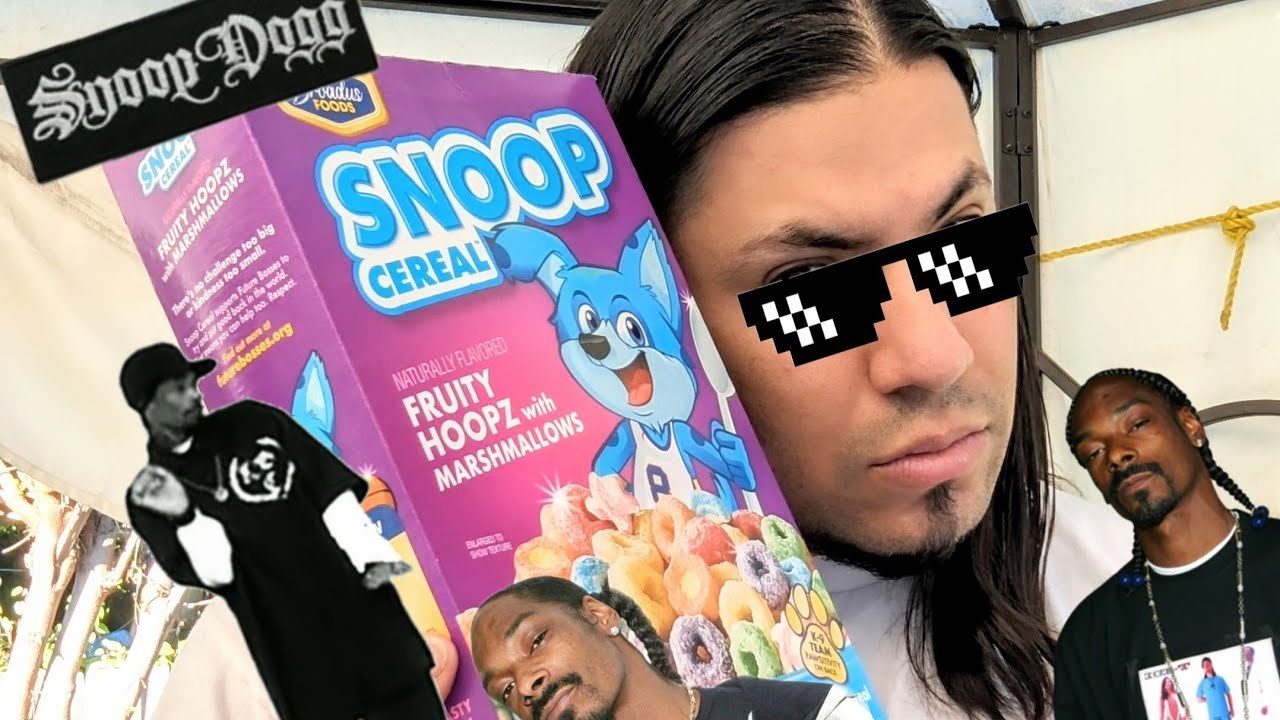 Snoop Cereal Fruity Hoopz with Marshmallows Cereal Review - YouTube