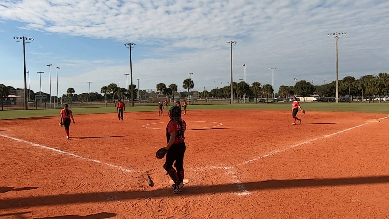 Taylor Grace/Catcher/Throwdown on bunt to 1st base/Santa Slam - PBG ...