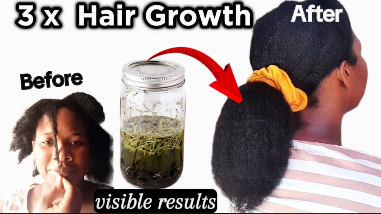 This is how I DOUBLED my hair growth with this DIY herbal hair growth ...