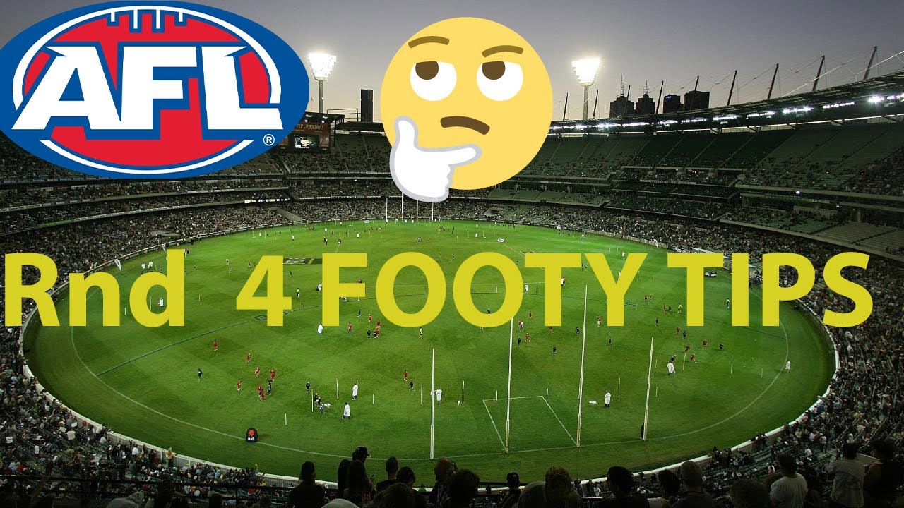 My tips for AFL Round 4 2020 - YouTube