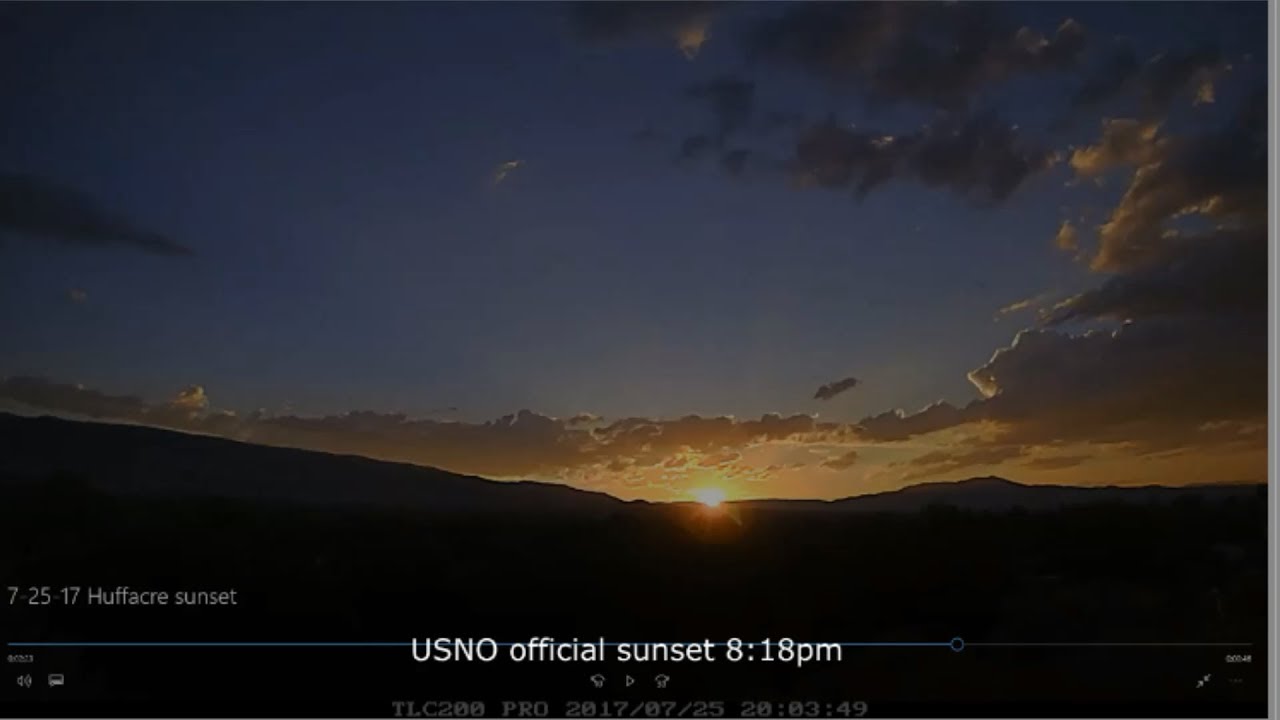 Weird Sunrise & Sunset Times & Strange Moon - YouTube