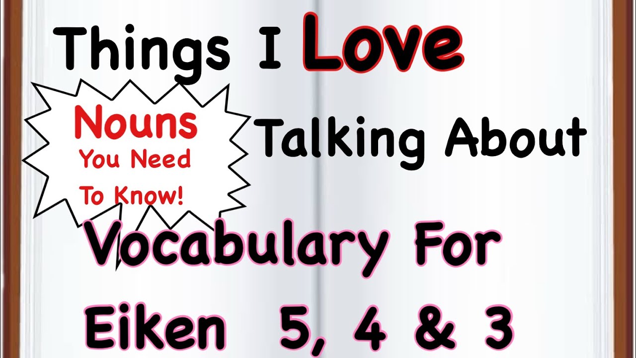 Things I LOVE Talking About ️ (Read Aloud Nouns You Should Know) - YouTube