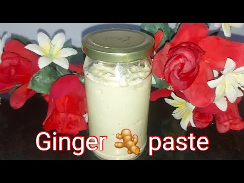 How to make ginger paste || - YouTube