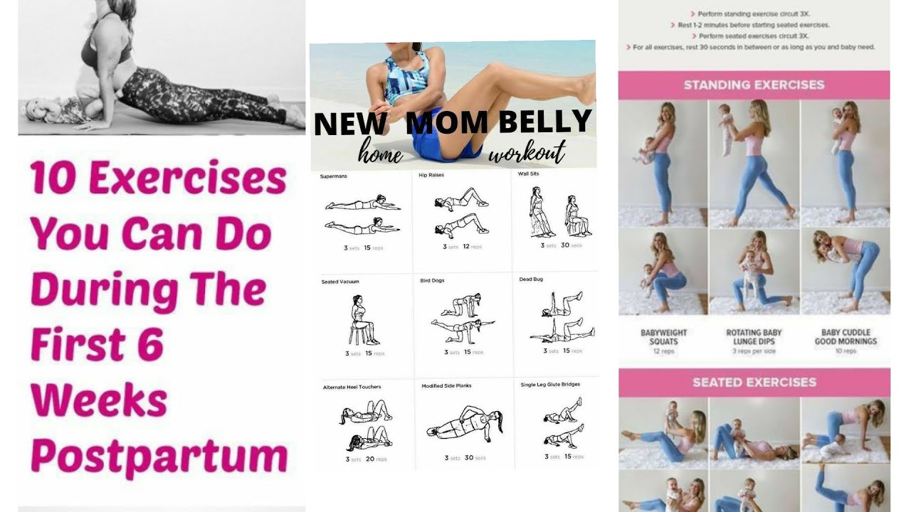How to Lose Belly Fat After Pregnancy | 10 Effective Exercises - YouTube