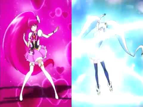 Cure Lovely & Cure Princess Transformation - YouTube