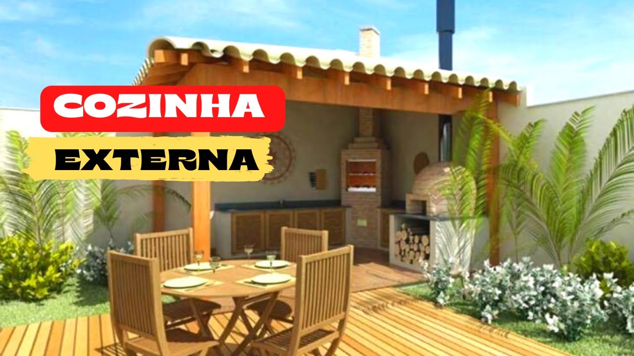 Cozinha Externa – 28 Modelos, Projetos e Dicas! - Novo Cozinha Externa – 28 Modelos, Projetos e Dicas! - Novo