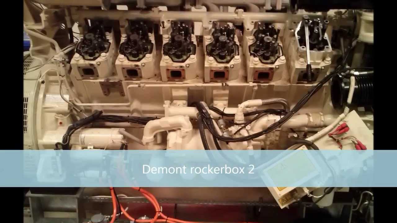 Perkins 4012 Head cylinder Work in sweden - YouTube