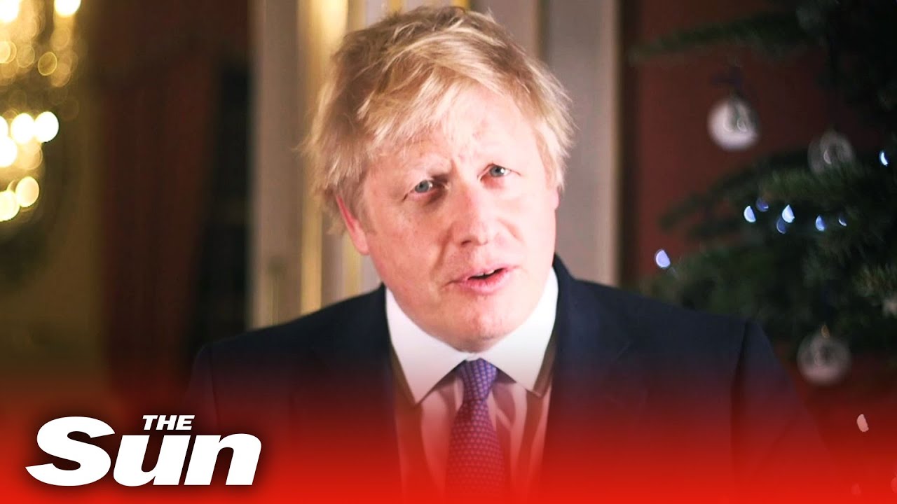 Boris Johnson's Christmas message praising all public services working ...