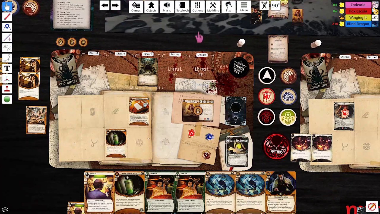 Arkham Horror LCG- Return to Dim Carcosa (4 Player) - YouTube