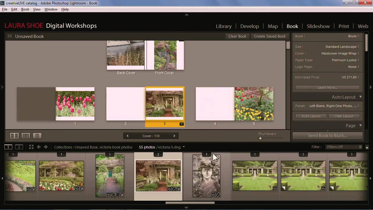 Day 3 Introduction to the Book Module - Lightroom Output Made Easy ...