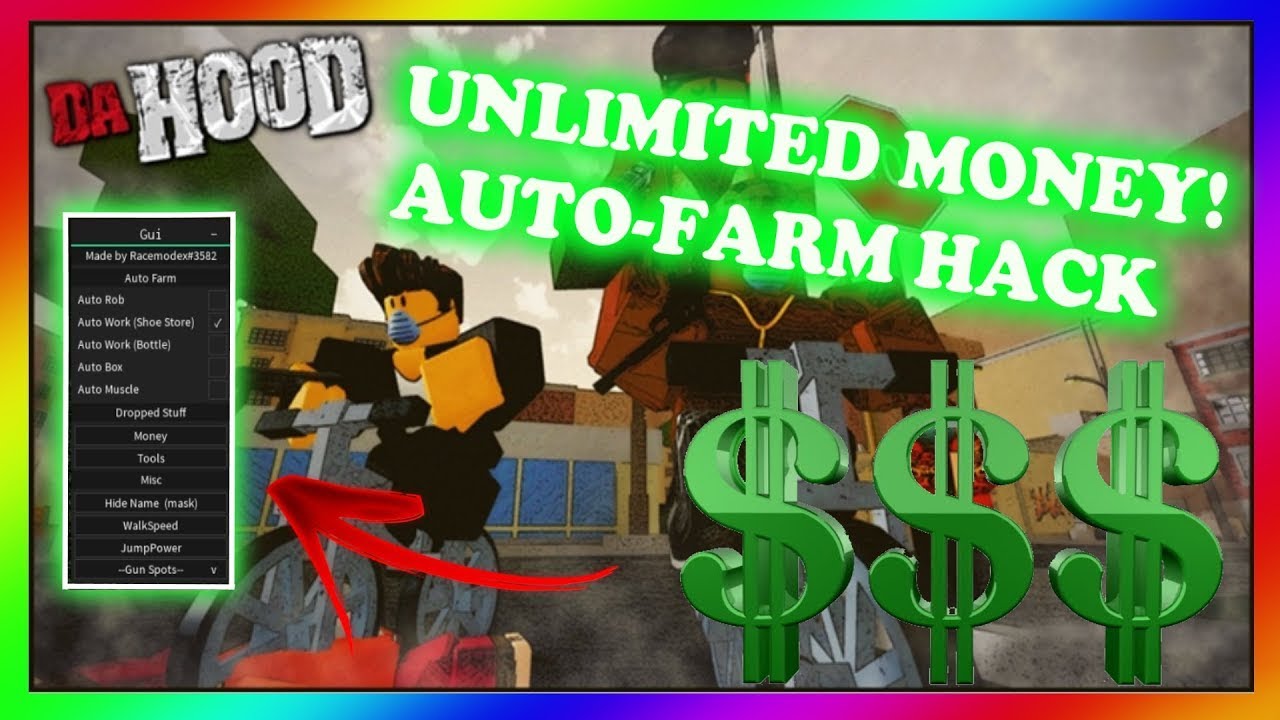 Da hood Auto money farm script - YouTube