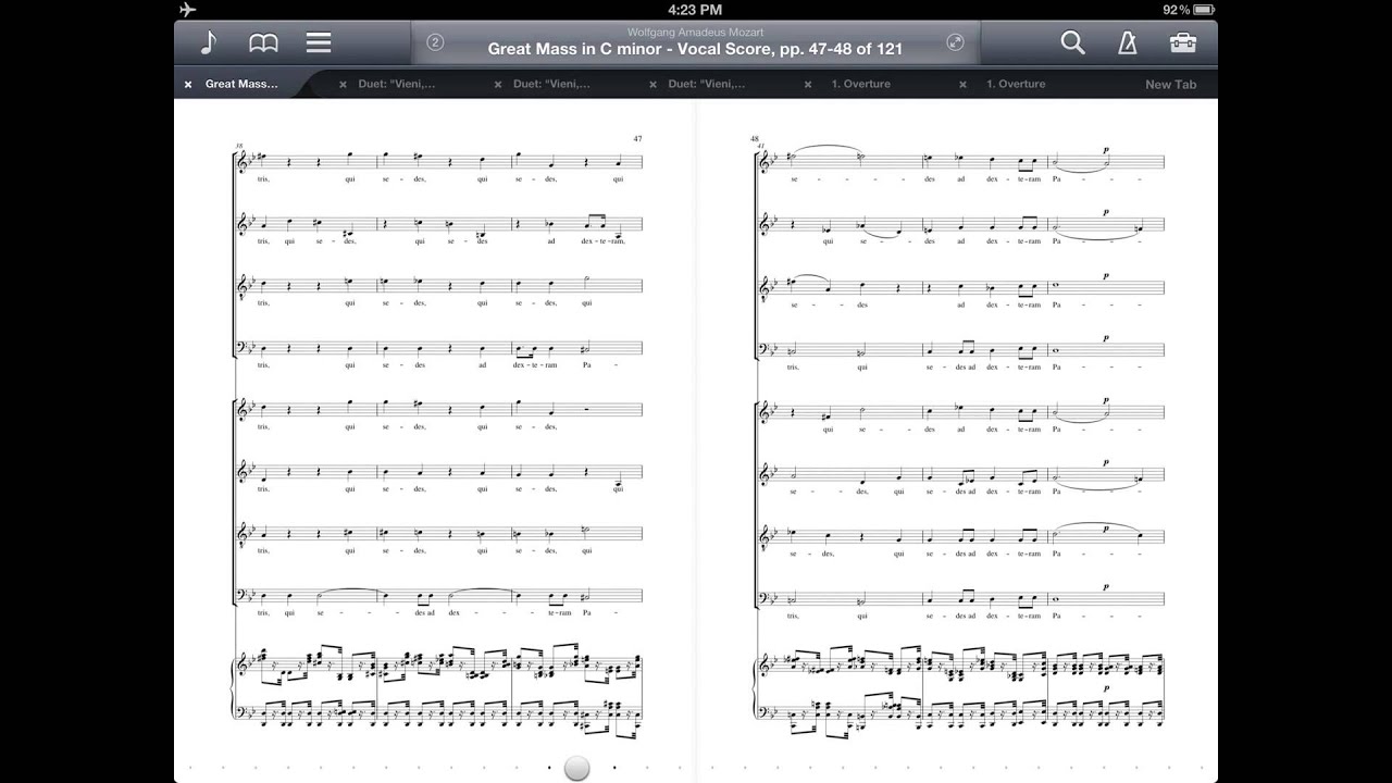 forScore Tutorial: 2-Up - View two pages side-by-side - YouTube