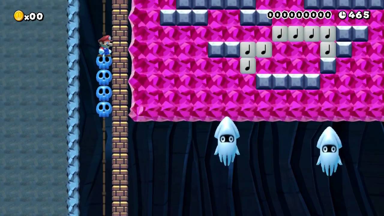 Super Mario Maker :Splatoon Song The final Endbos - YouTube