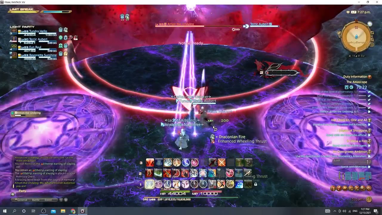 FfXIV Amon The Undying Bossfight - YouTube
