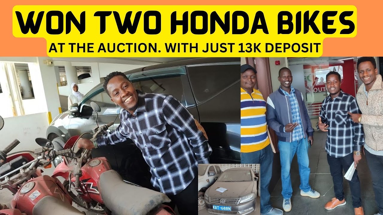 I Won Two HONDA bikes at Government Auction with just 13k deposit. See ...