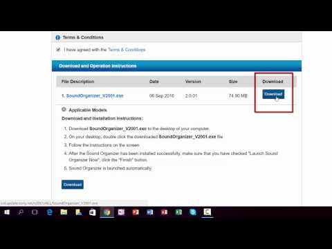 Sound Organizer 2 下載示範 - YouTube