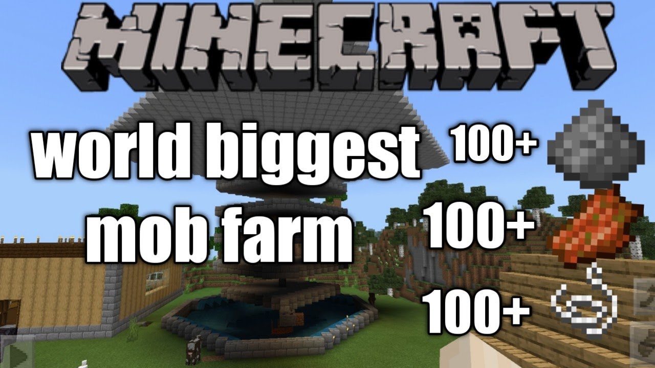world biggest MOB farm in Minecraft survival || Vishesh games - YouTube