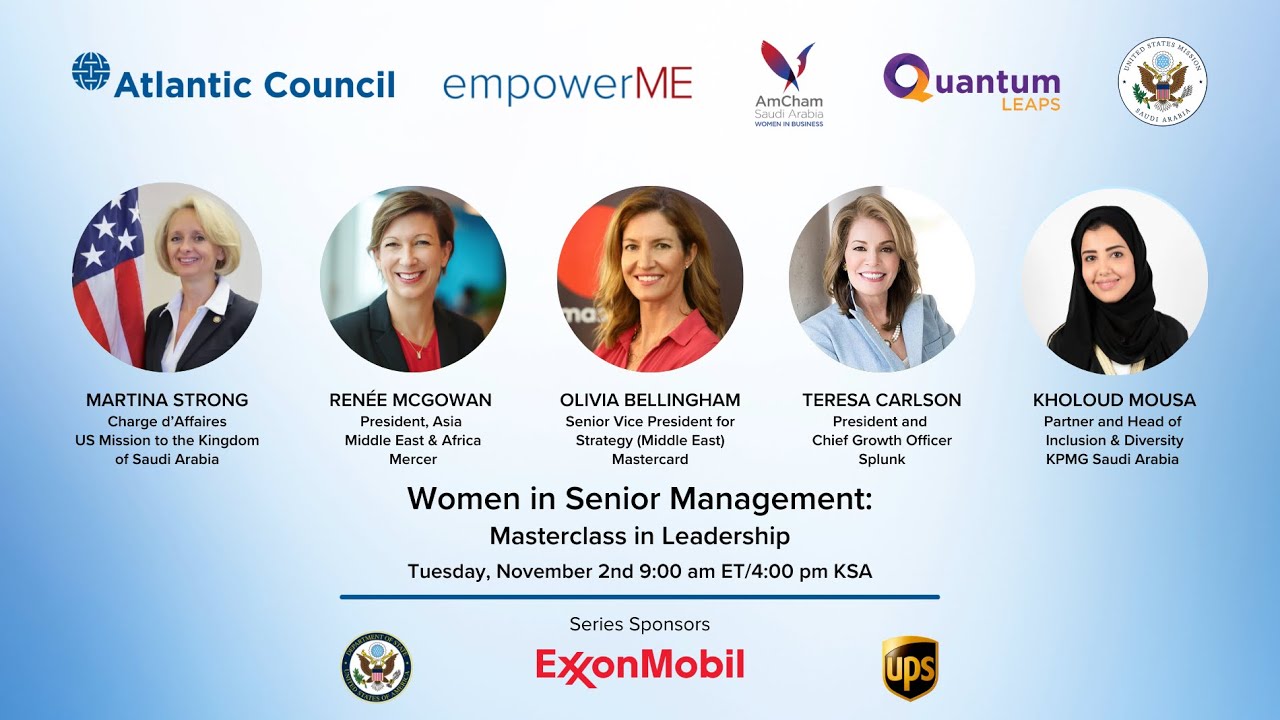 Women in senior management: Masterclass in leadership - YouTube